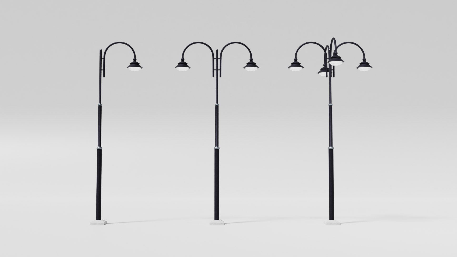 Low Poly Street Lamp Pole 3D model - TurboSquid 1947540