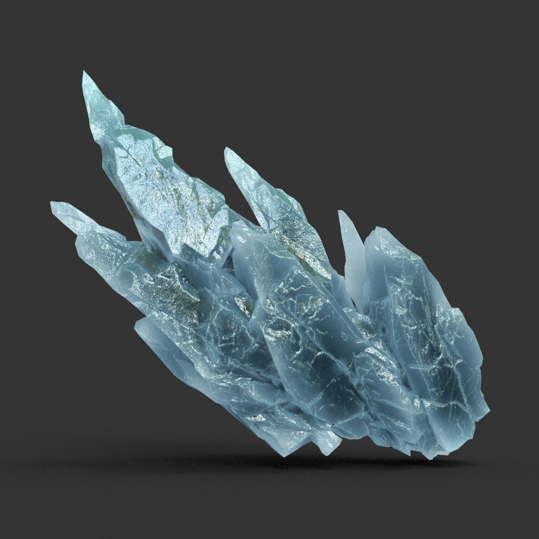 8 Low poly PBR Scifi Spiky Ice 3D model - TurboSquid 2163568