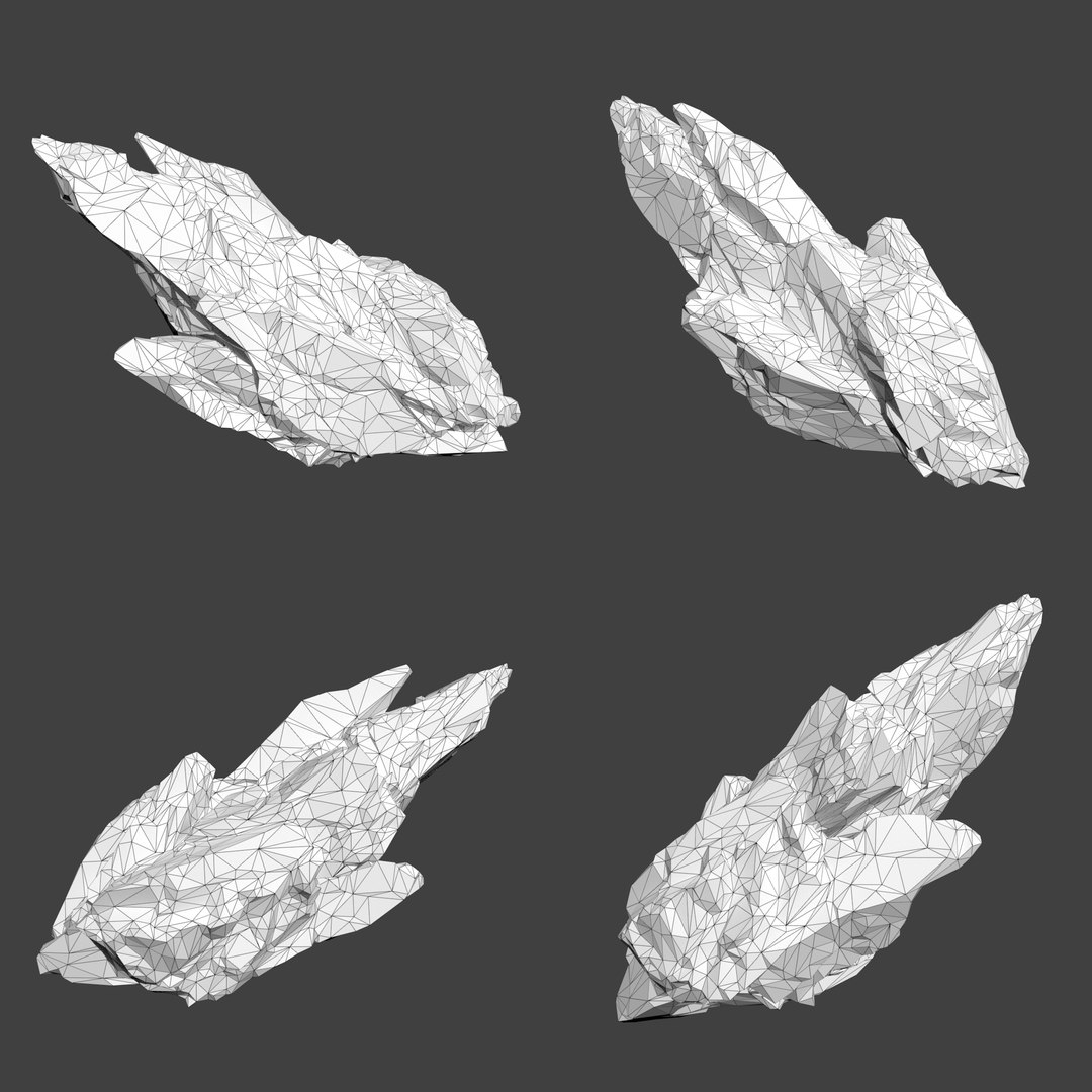 8 Low poly PBR Scifi Spiky Ice 3D model - TurboSquid 2163568