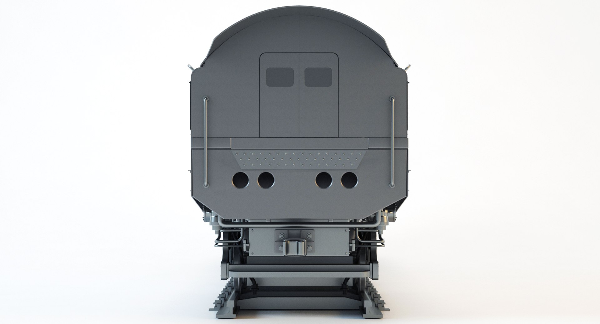 Dreyfuss Hudson Steam Locomotive 3d Model