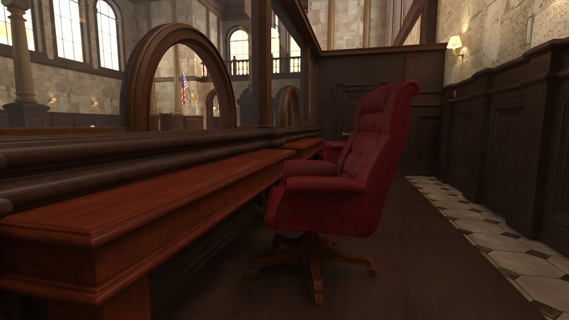 Classic Bank Room 3D Model - TurboSquid 2123671