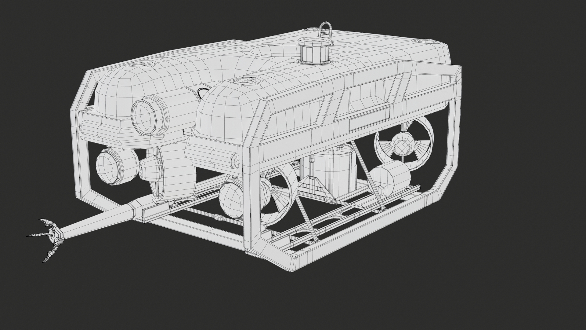 3D robot drone rov - TurboSquid 1679551