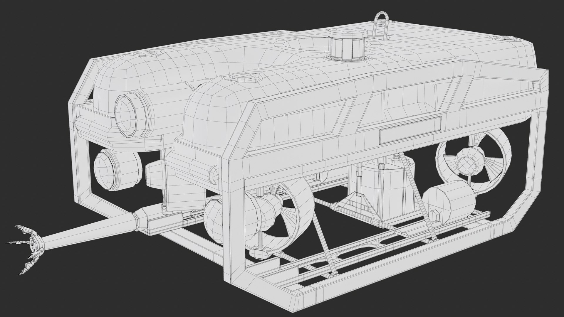 3D Robot Drone Rov - TurboSquid 1679551
