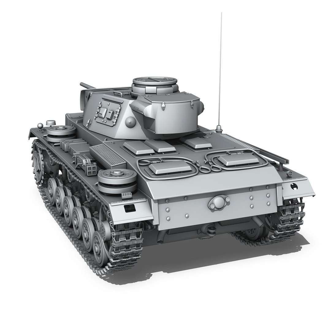 panzerkampfwagen iii - l 3d model