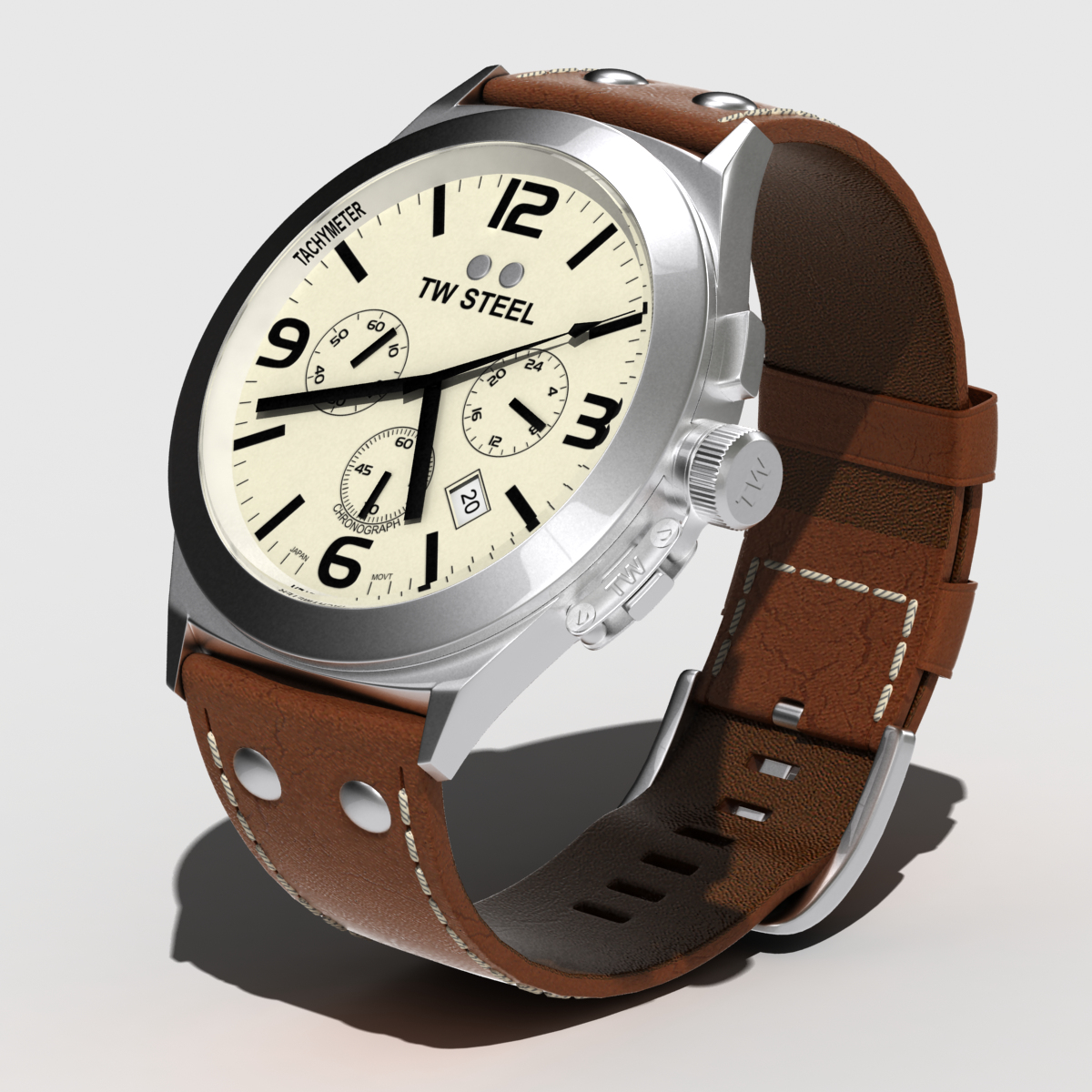 tw steel watch 3d max