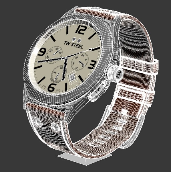 tw steel watch 3d max