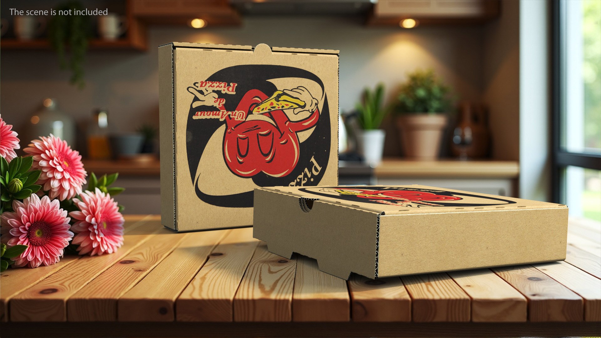 3D Pizza Delivery Box Design Model - TurboSquid 2388718