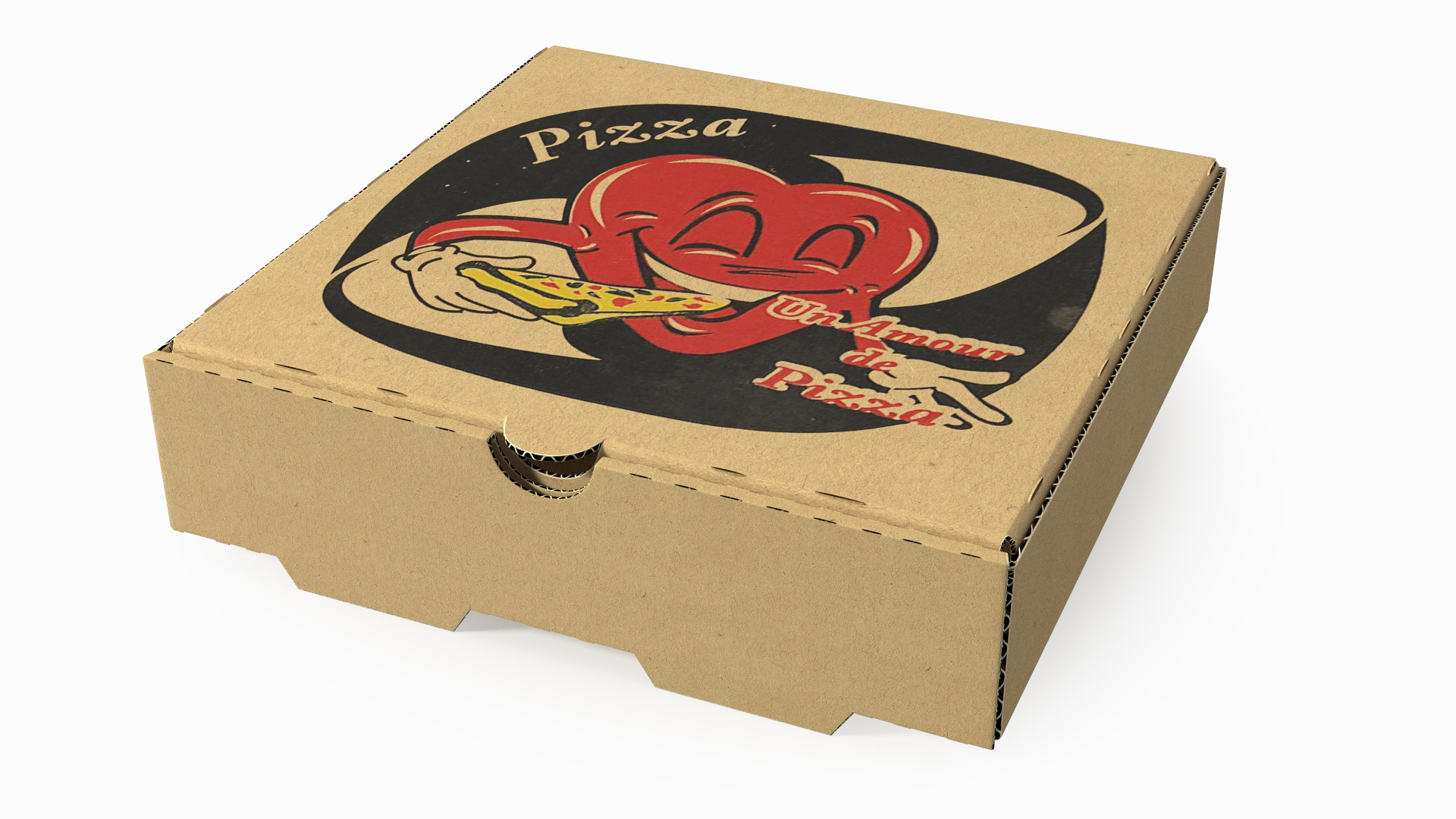 3D Pizza Delivery Box Design Model - TurboSquid 2388718