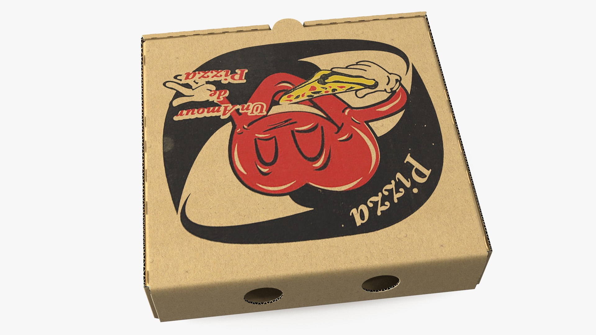 3D Pizza Delivery Box Design Model - TurboSquid 2388718