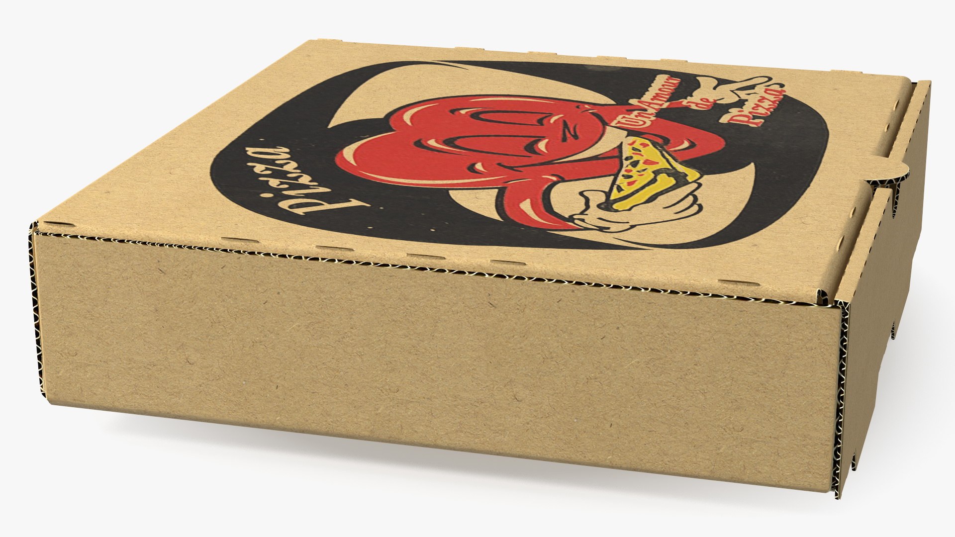 3D Pizza Delivery Box Design Model - TurboSquid 2388718