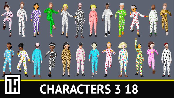 Characters Mixamo 3D Models for Download | TurboSquid
