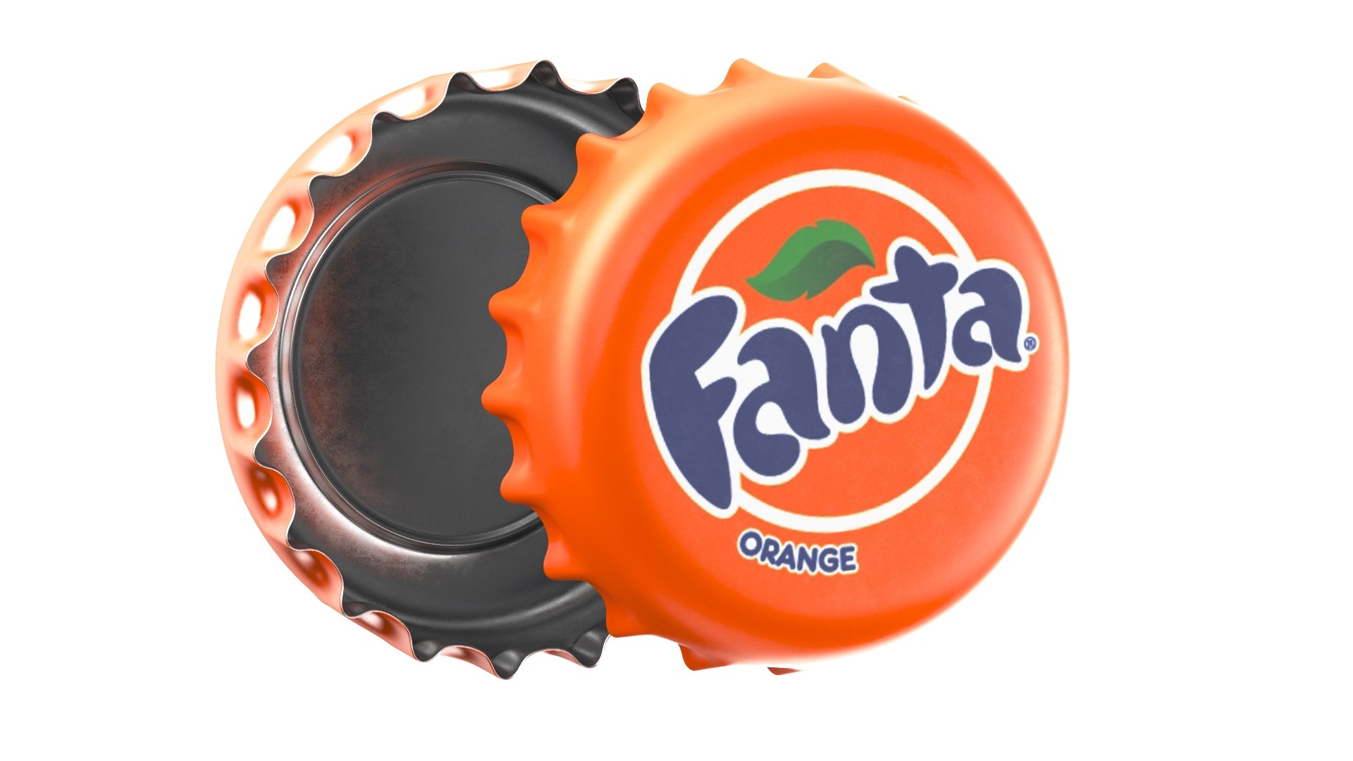 3D Model Fanta Glass Bottle - TurboSquid 1995689
