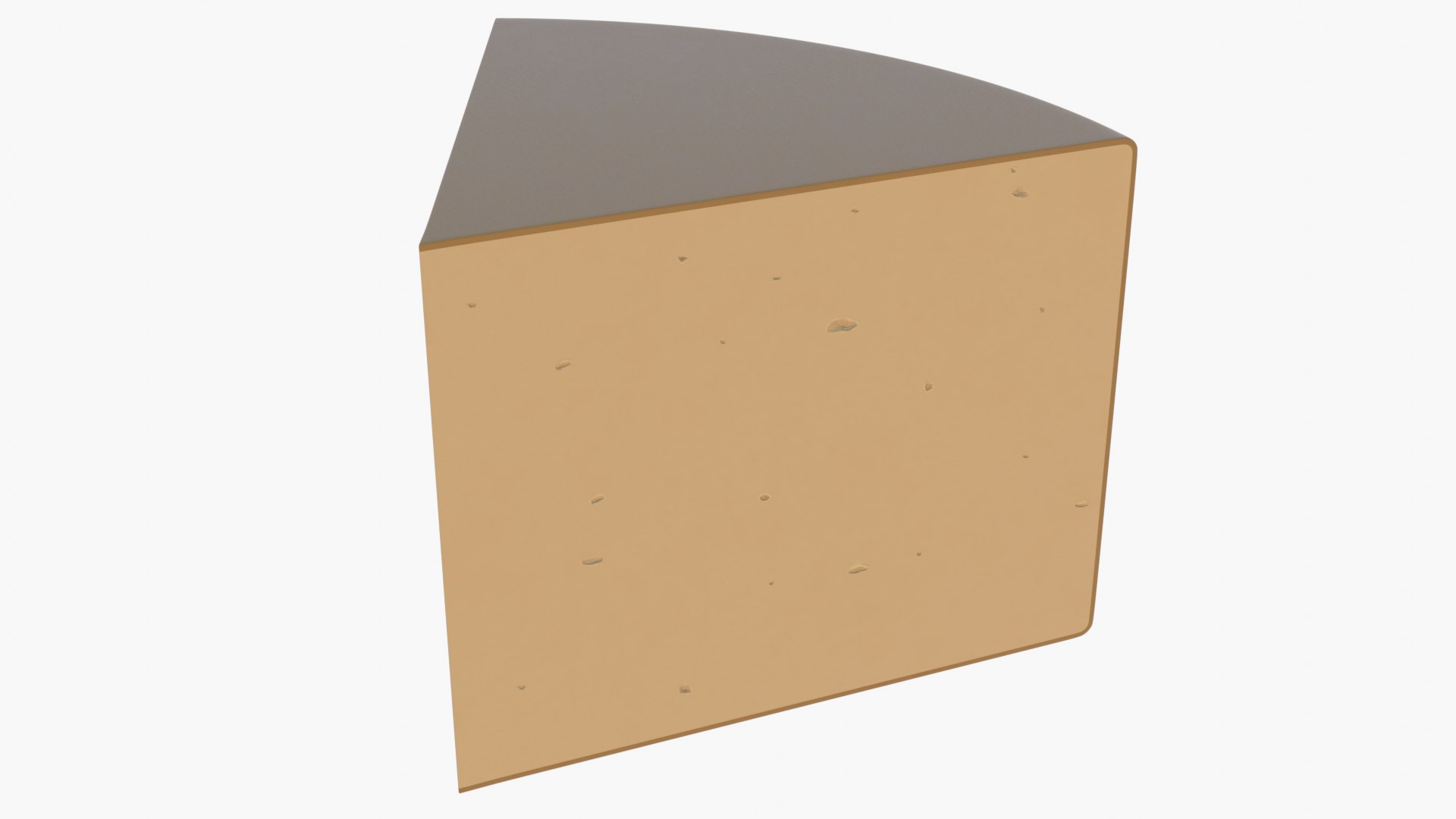 Cheddar Cheese Piece PBR 3D Model - TurboSquid 2139002