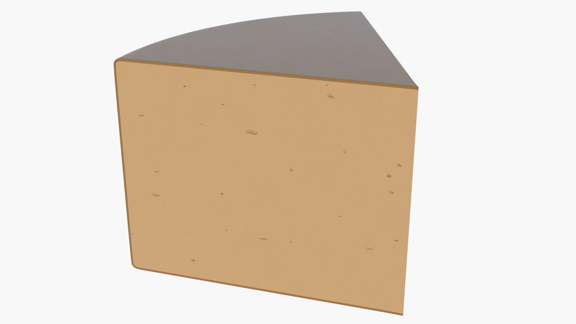 Cheddar Cheese Piece PBR 3D Model - TurboSquid 2139002