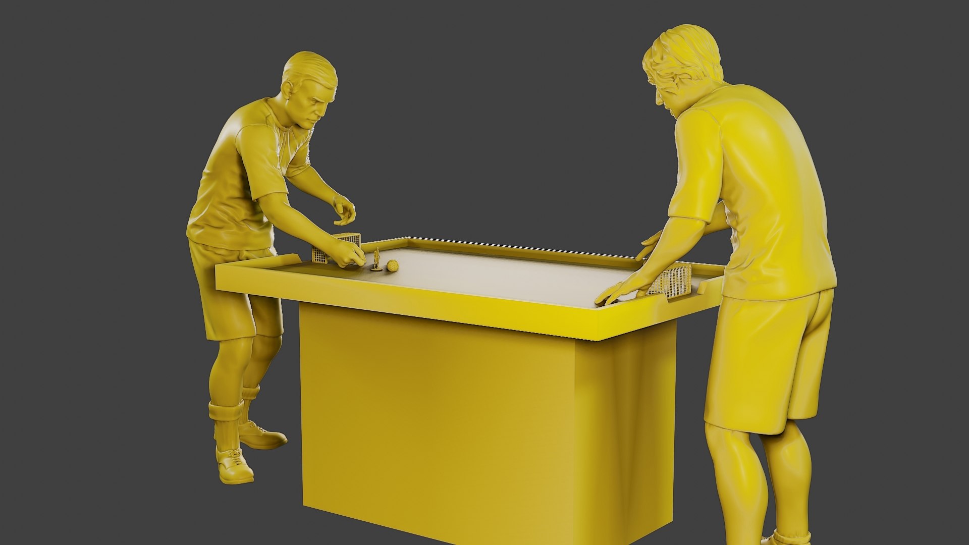 3D Soccer Table Players - TurboSquid 2244736
