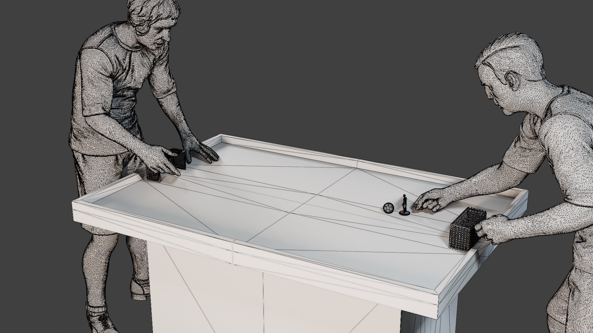 3D Soccer Table Players - TurboSquid 2244736