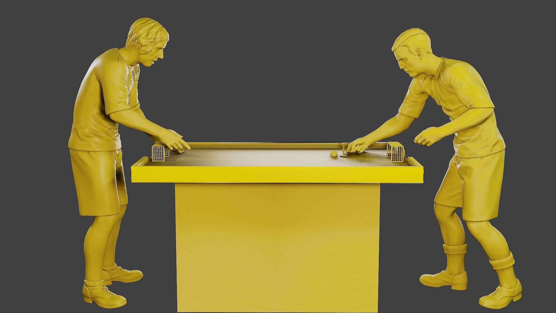 3D Soccer Table Players - TurboSquid 2244736
