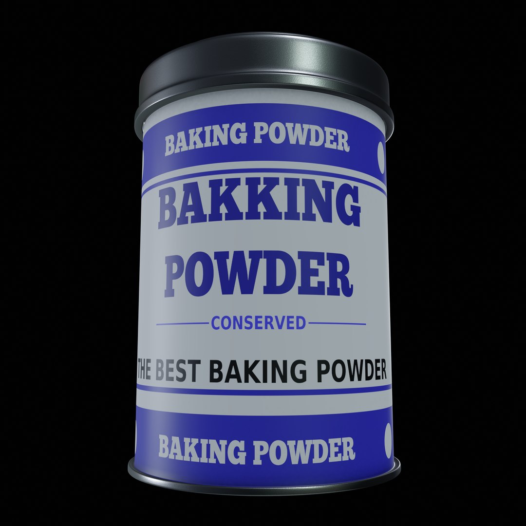 Baking Decorations-Baking Powder-GAME READY PBR 3D Model 3D Model ...