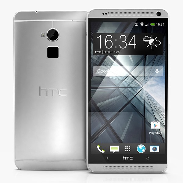htc black silver 3d model