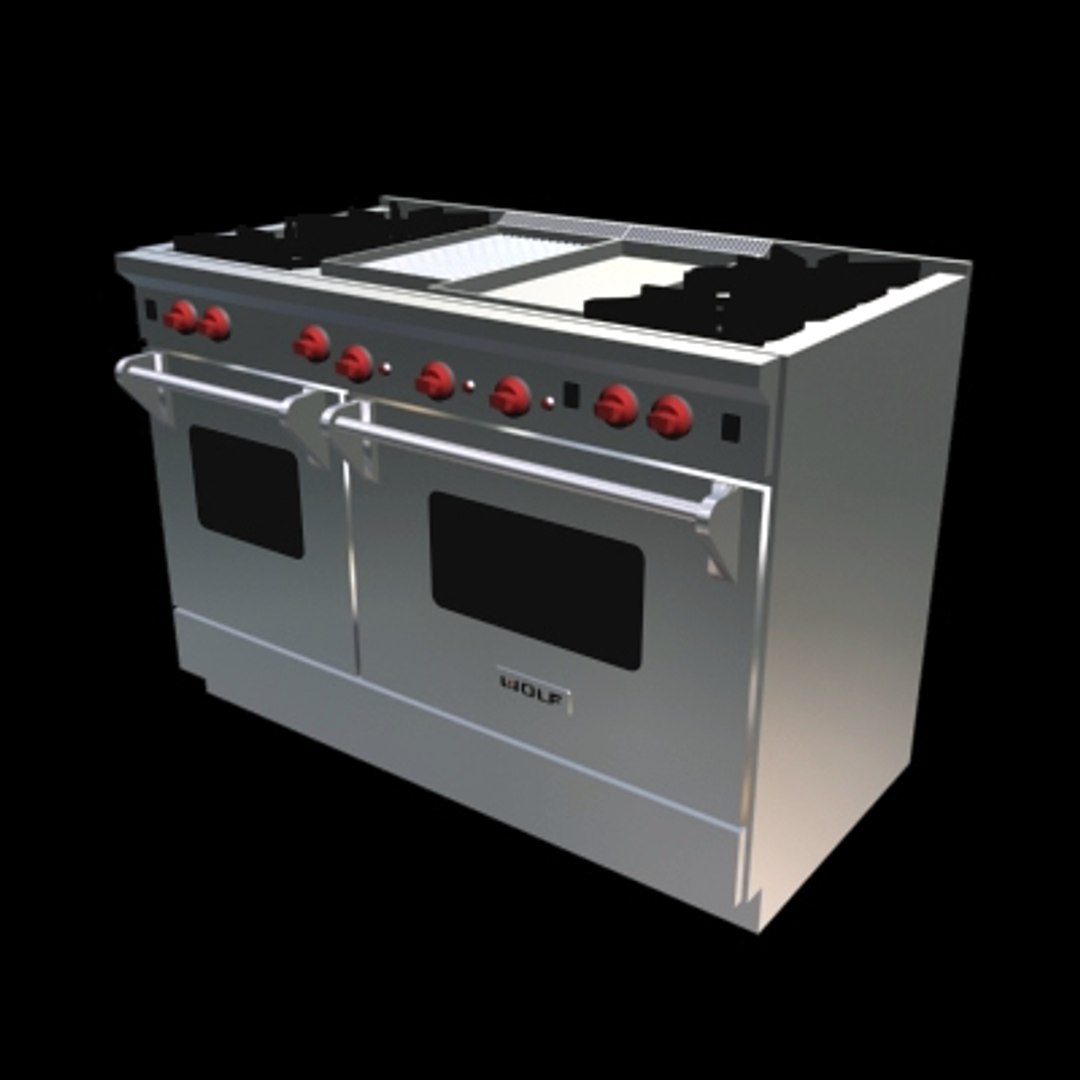 3d 48inch Wolf Range R484cg Model
