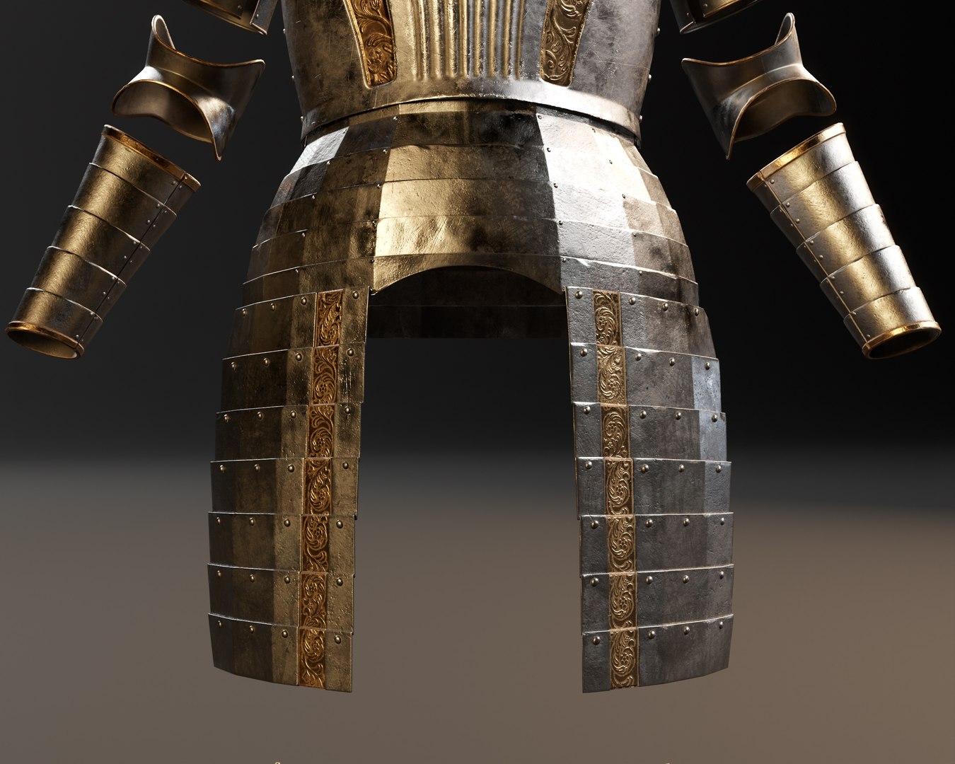 Medieval Female Plate Armor Model - TurboSquid 2419087