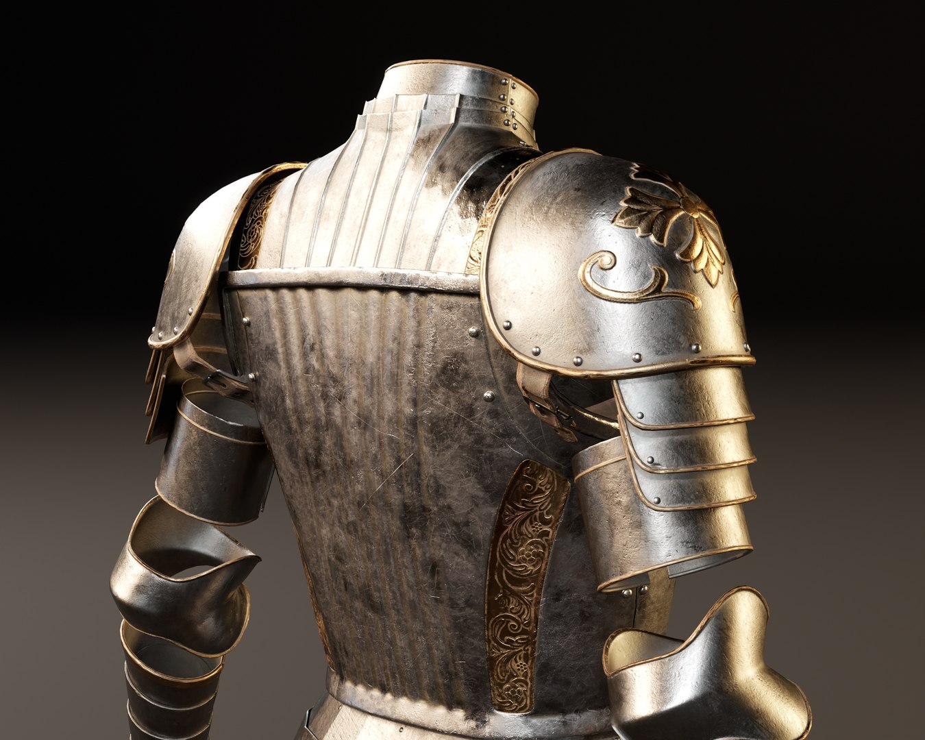 Medieval Female Plate Armor Model - TurboSquid 2419087