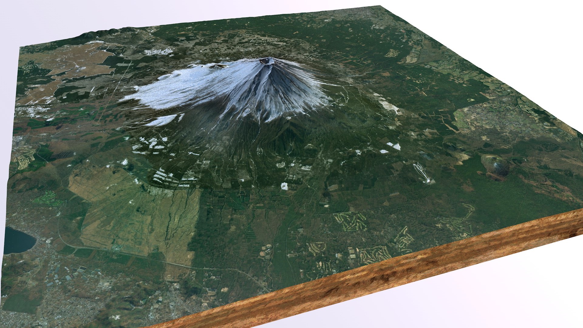 3D Model Mount Fuji - TurboSquid 2003328