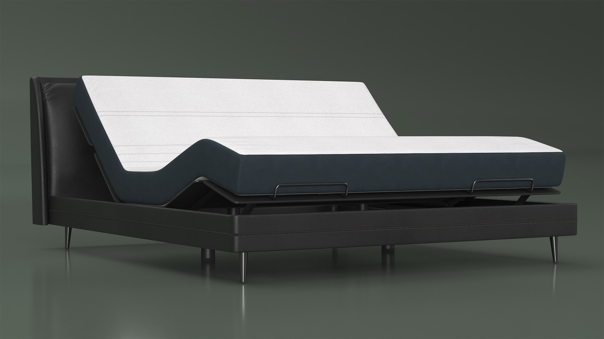 Smart Bed Black Curved Mattress 3D Model - TurboSquid 2256434