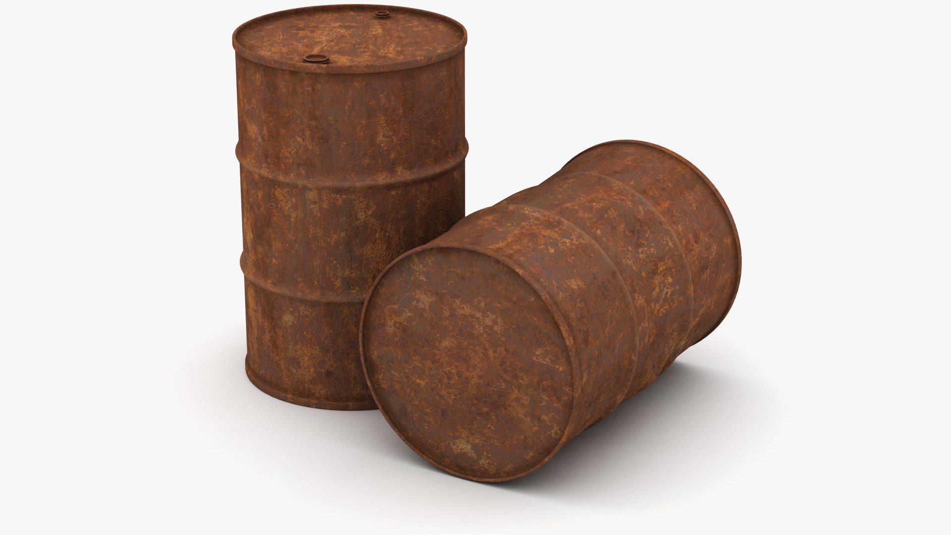 3D Rust Barrels - TurboSquid 1154954