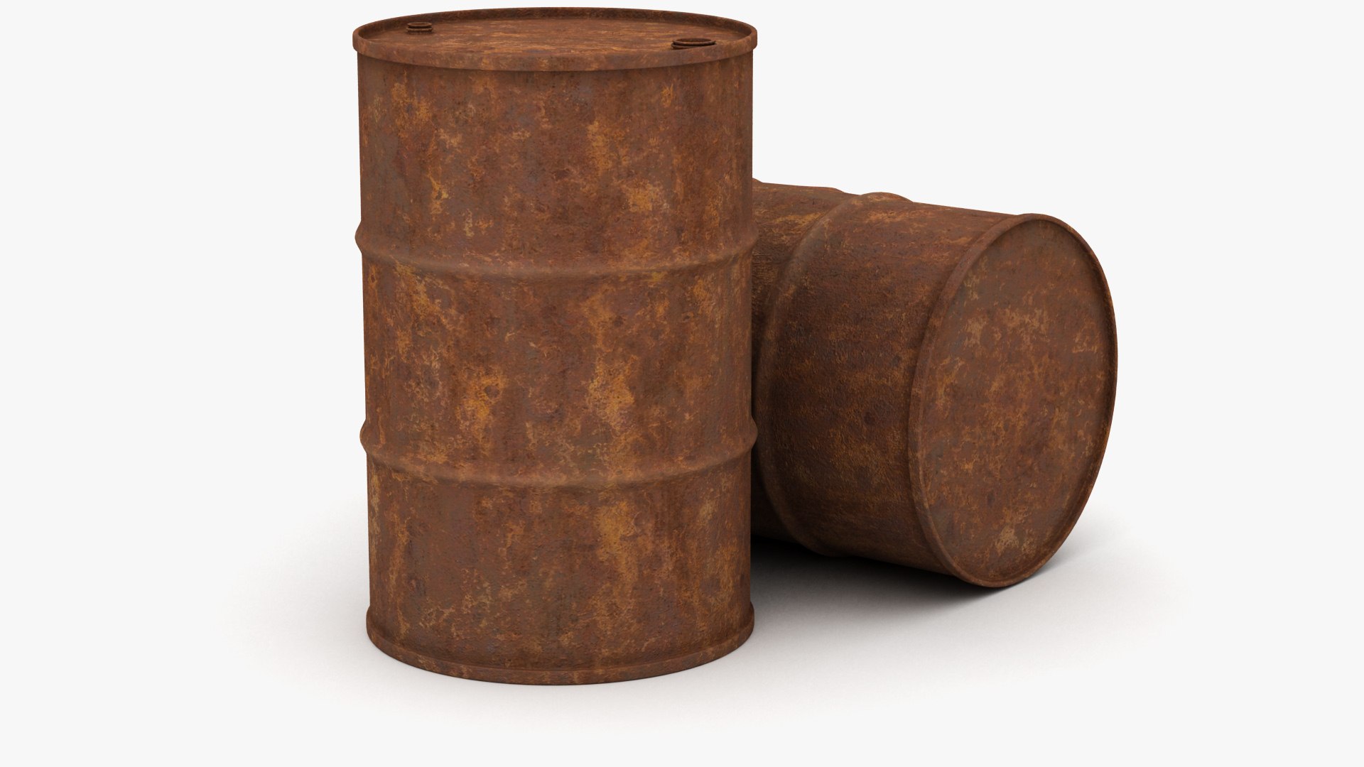 3D Rust Barrels - TurboSquid 1154954