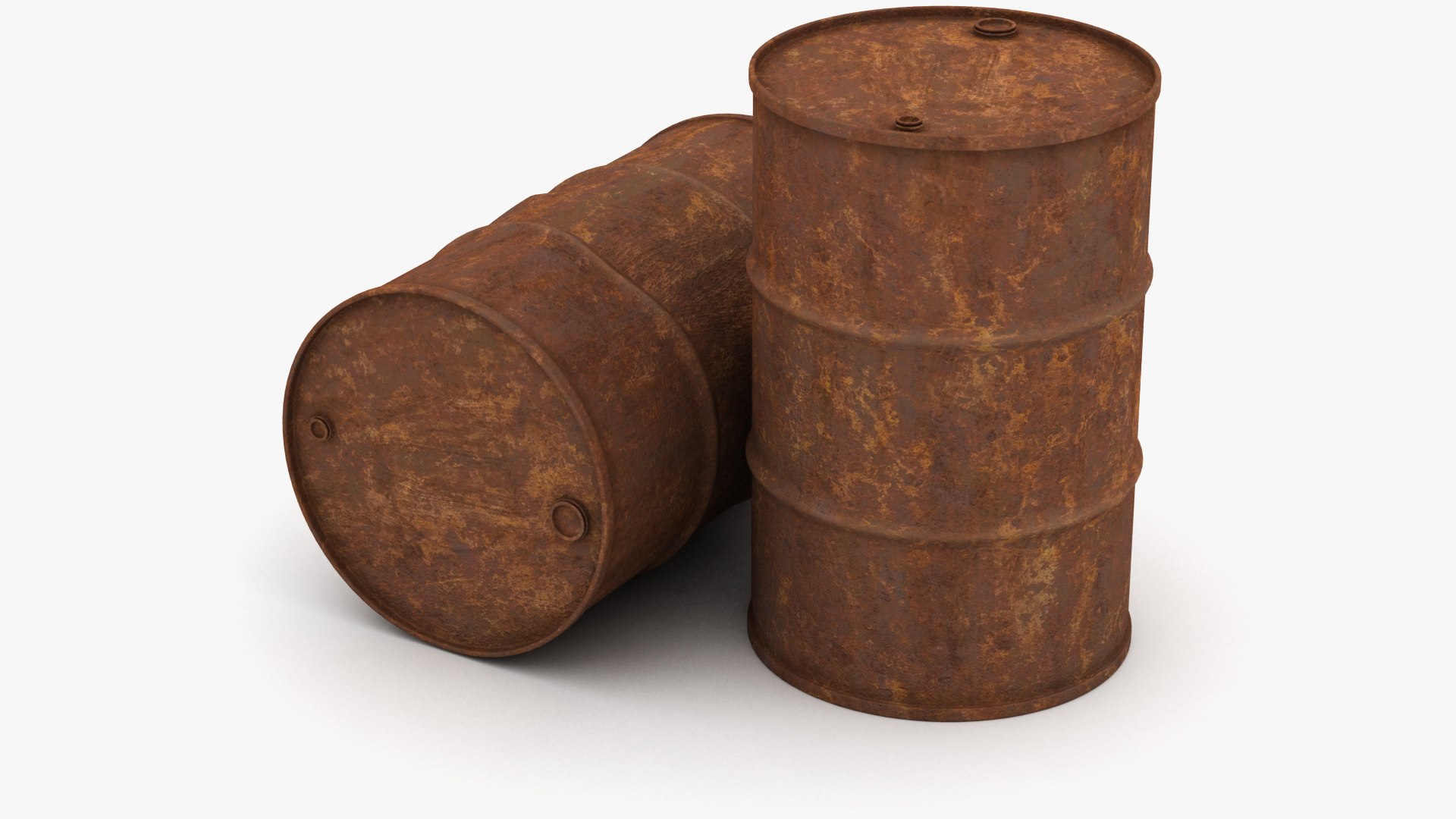 3D Rust Barrels - TurboSquid 1154954