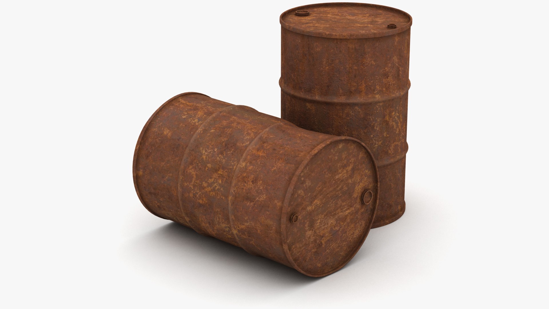 3D Rust Barrels - TurboSquid 1154954