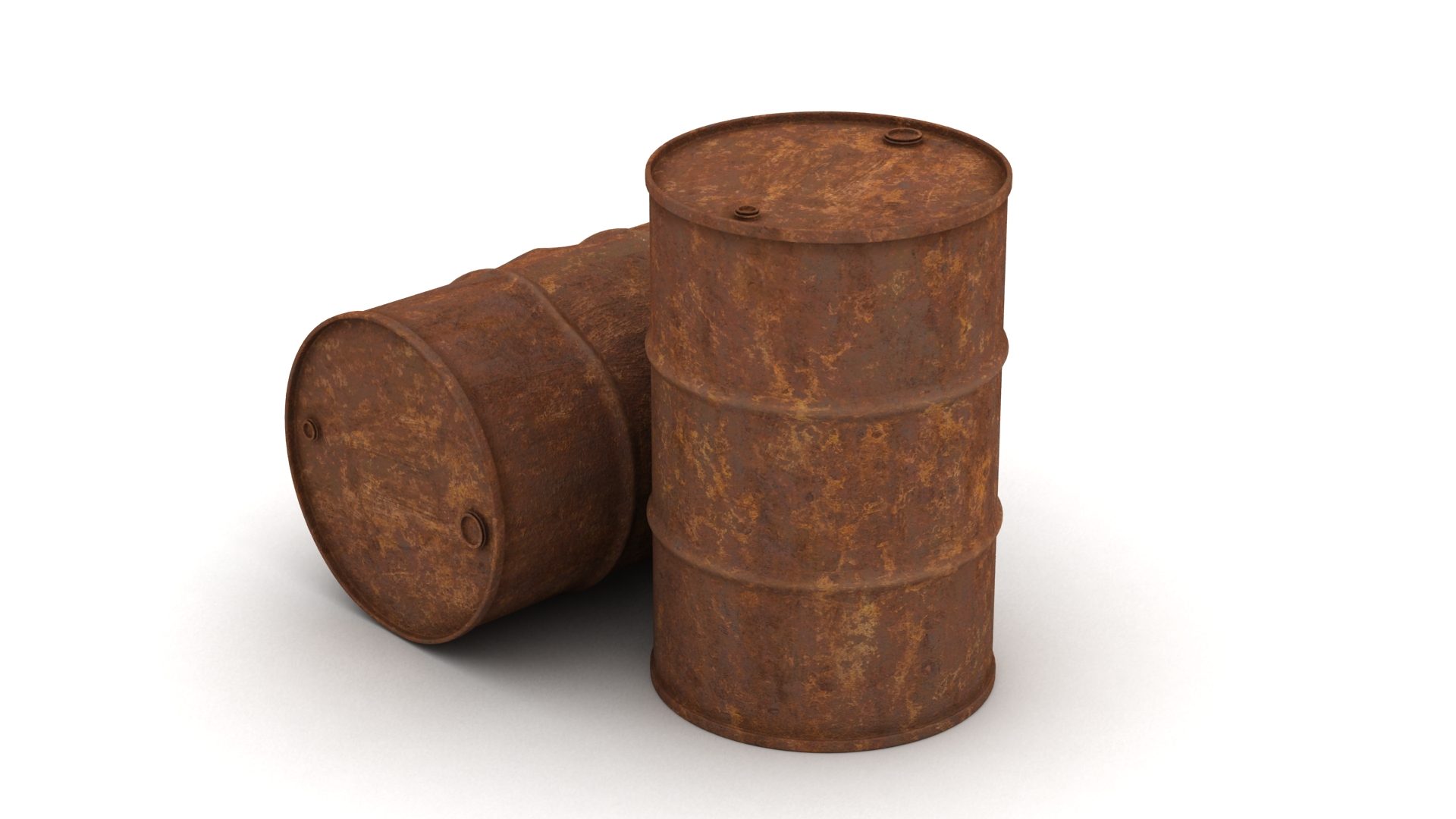 3D Rust Barrels - TurboSquid 1154954