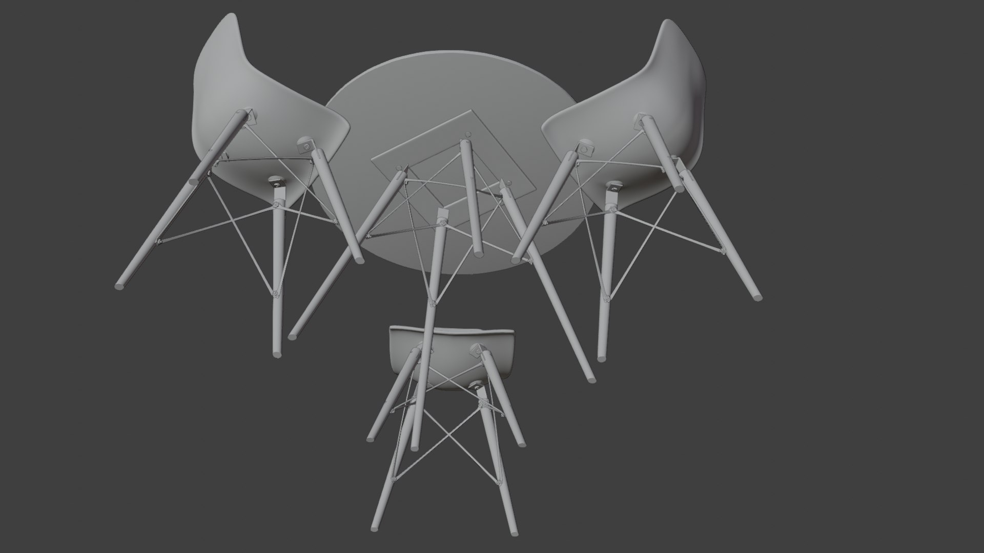 Eames Dsw Table 3D Model - TurboSquid 1484864