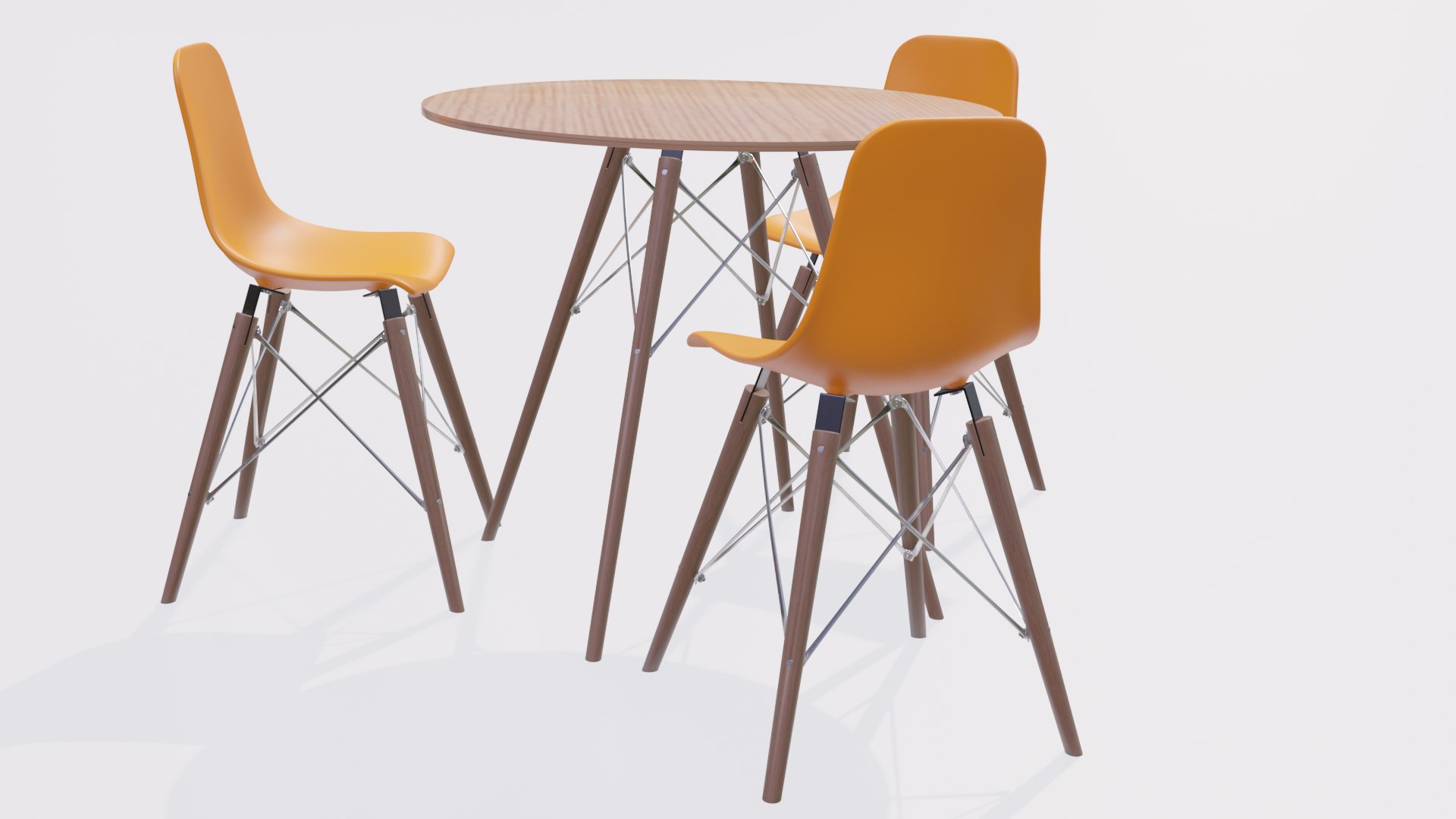 Eames Dsw Table 3D Model - TurboSquid 1484864