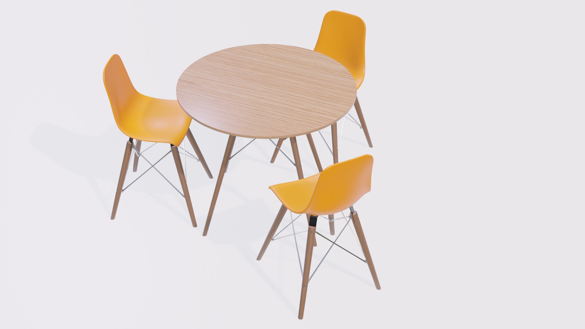 Eames Dsw Table 3D Model - TurboSquid 1484864