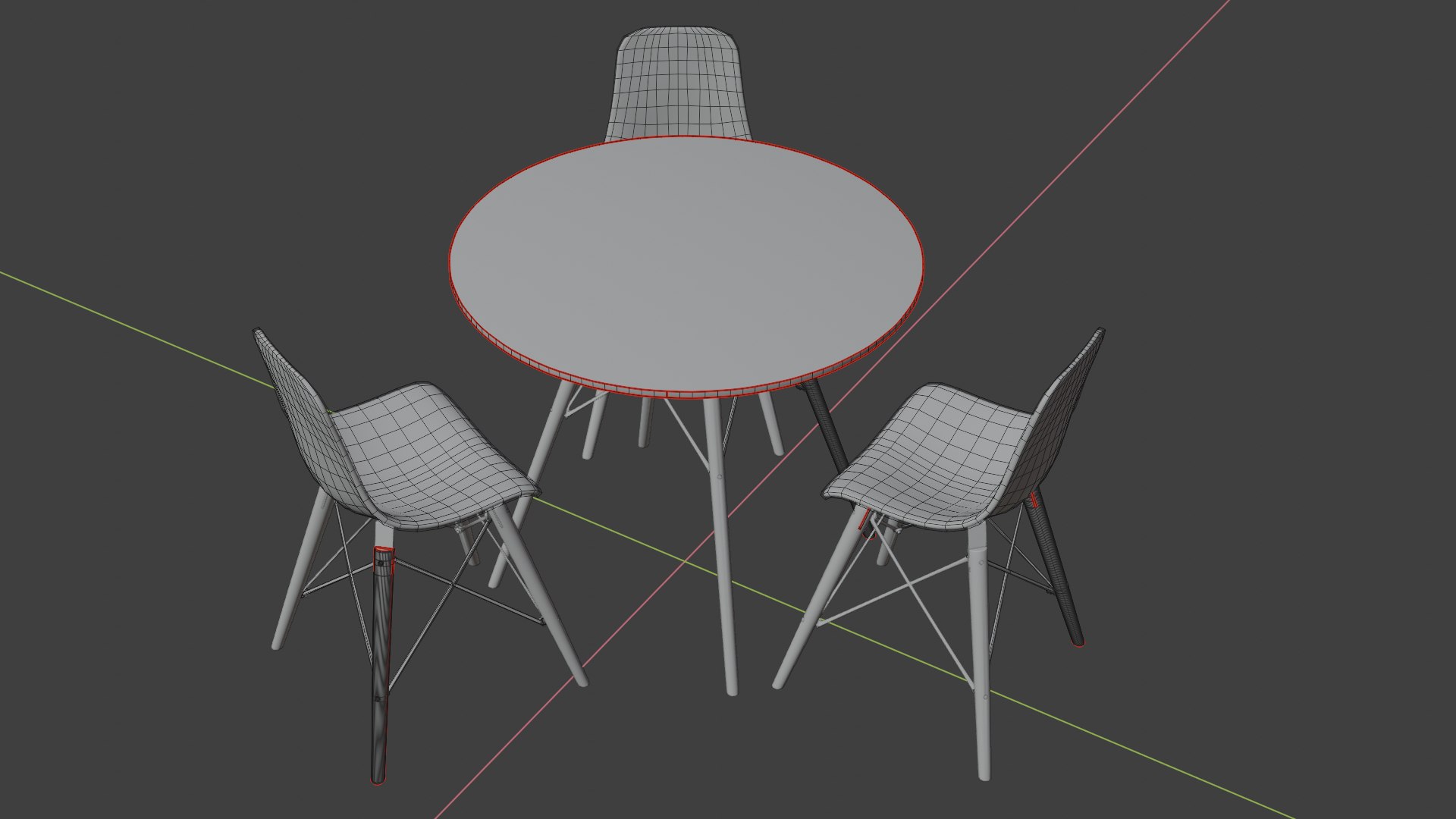 Eames Dsw Table 3D Model - TurboSquid 1484864