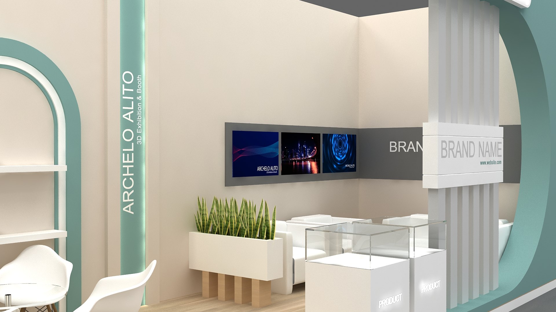 3D Model Booth 3d Model - TurboSquid 2460394