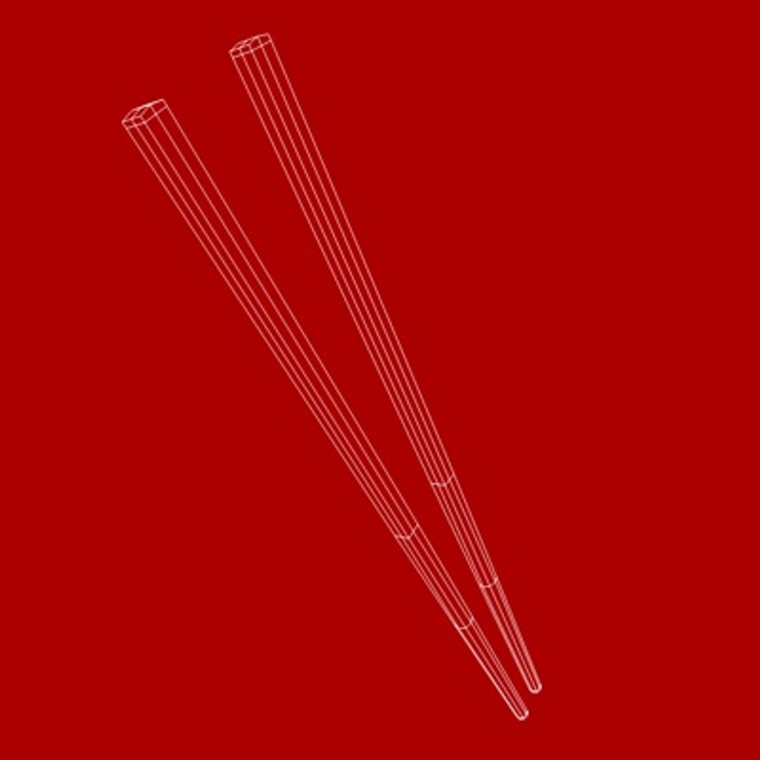3d Chop Stick Model
