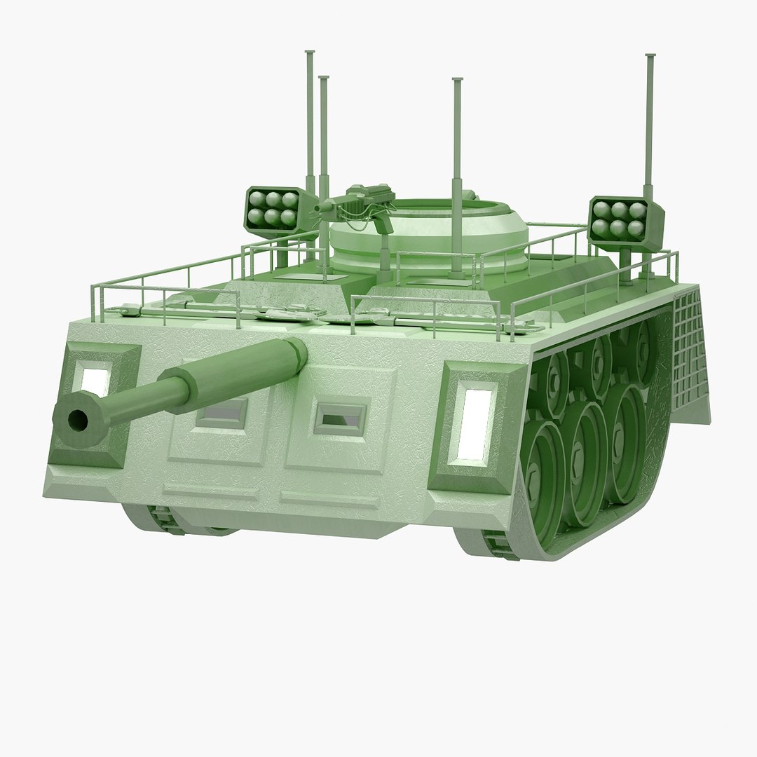 3D Tank 02 - TurboSquid 1869587