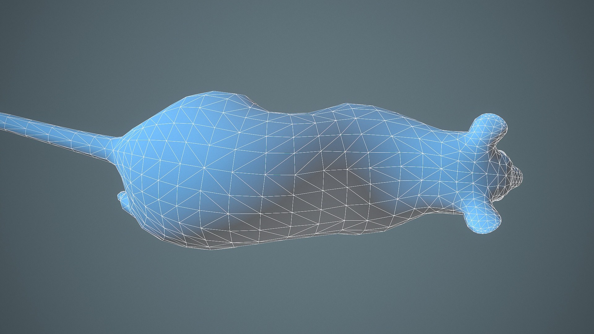 3D Model Rat 12-animations Game Ready Props Low-poly 3D Model ...