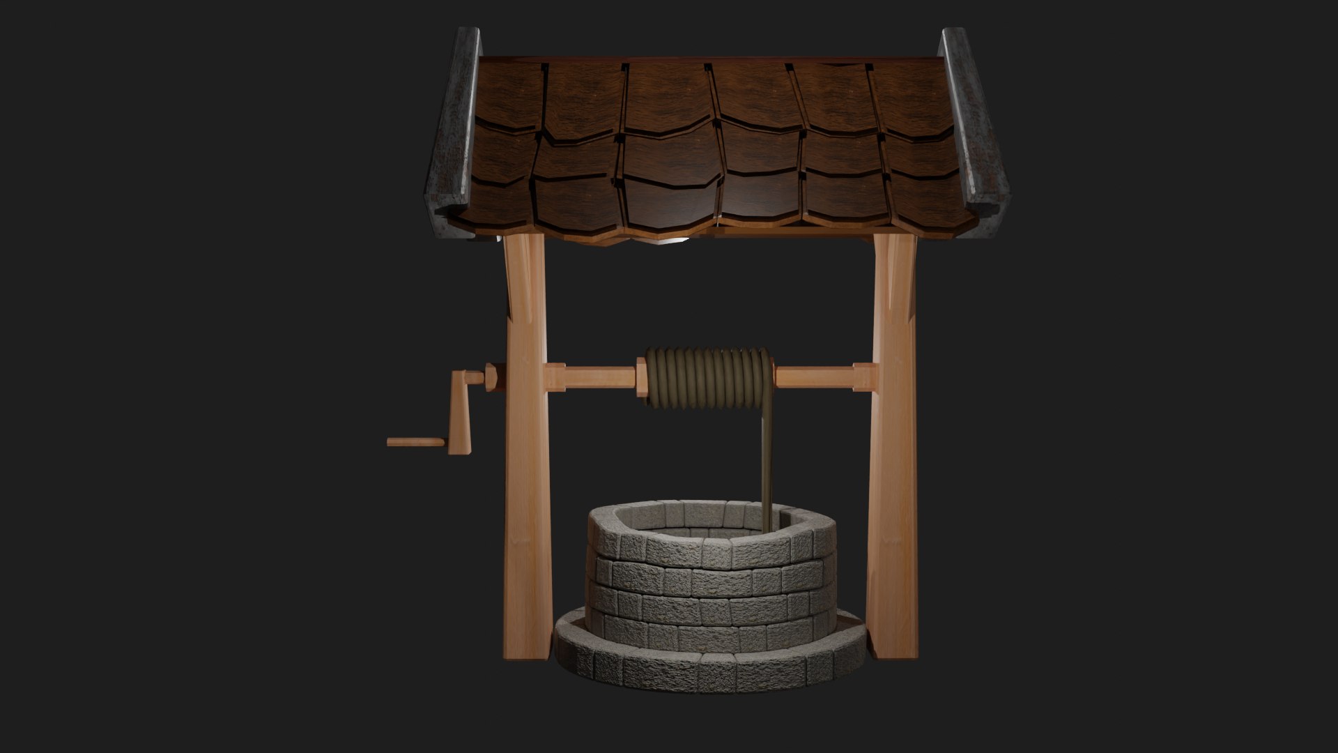 3D Old Well Model - TurboSquid 1997640