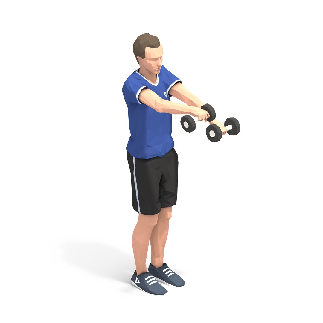 Animations exercise man model - TurboSquid 1706191