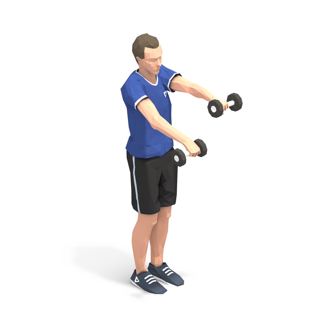 Animations exercise man model - TurboSquid 1706191