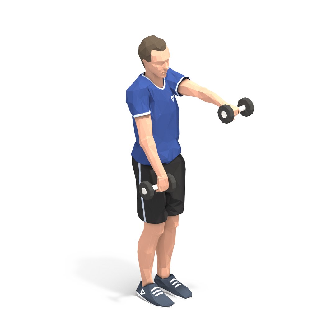 Animations exercise man model - TurboSquid 1706191