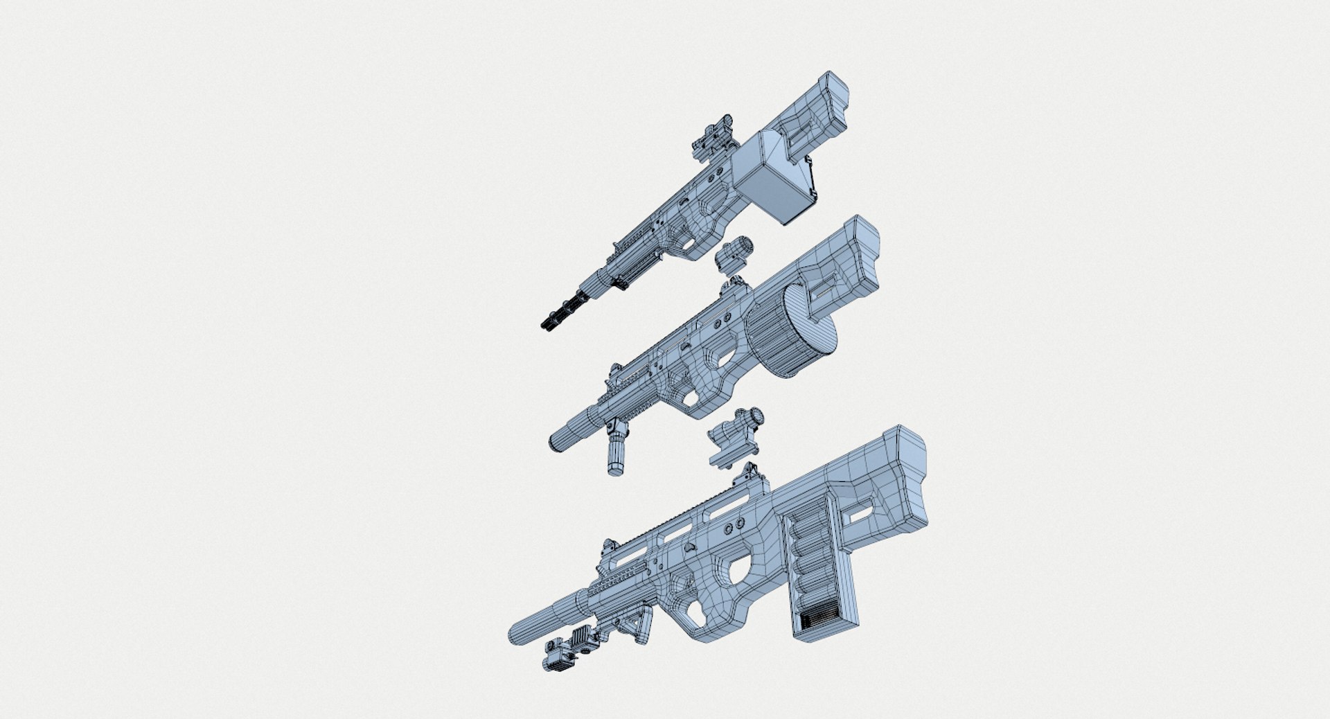 3D Heavy Modular Gun Model - TurboSquid 1286320