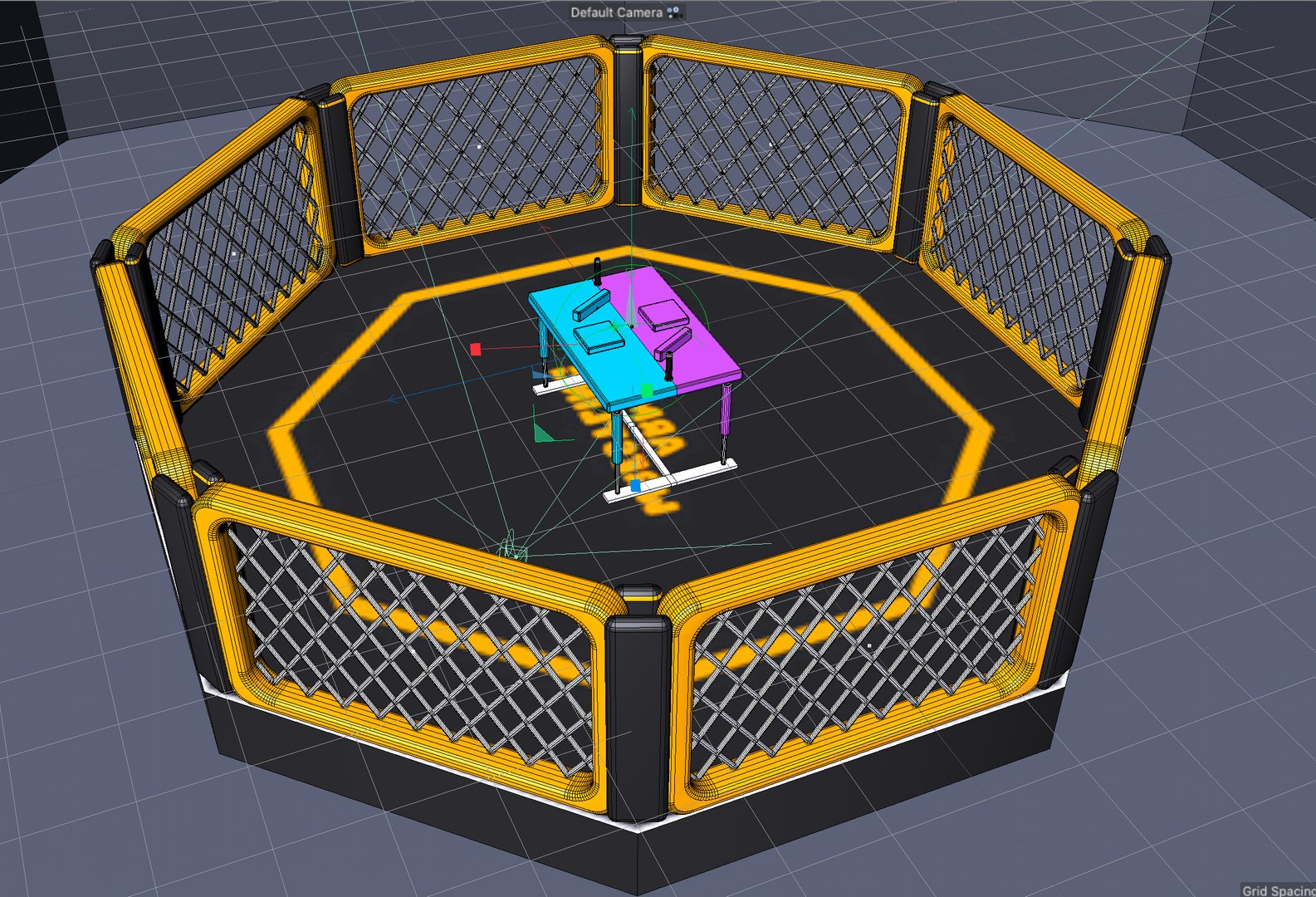 Arm Cage Fighting Arena Model - TurboSquid 1522902