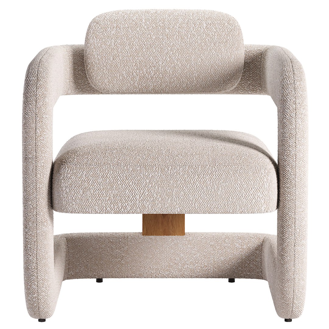 3D Bronte Chair Knoll Natural Set 2015 Model - TurboSquid 2245592