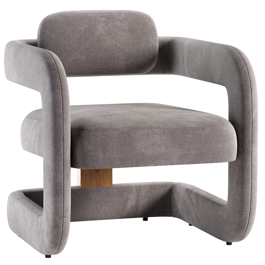 3D Bronte Chair Knoll Natural Set 2015 Model - TurboSquid 2245592