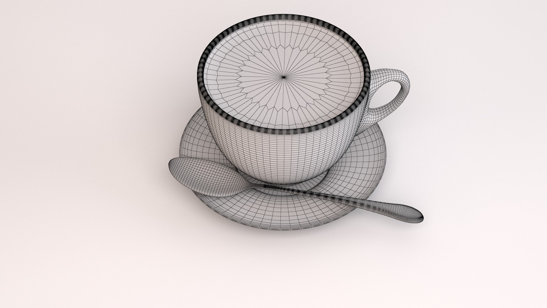 3d Coffee Cups Model